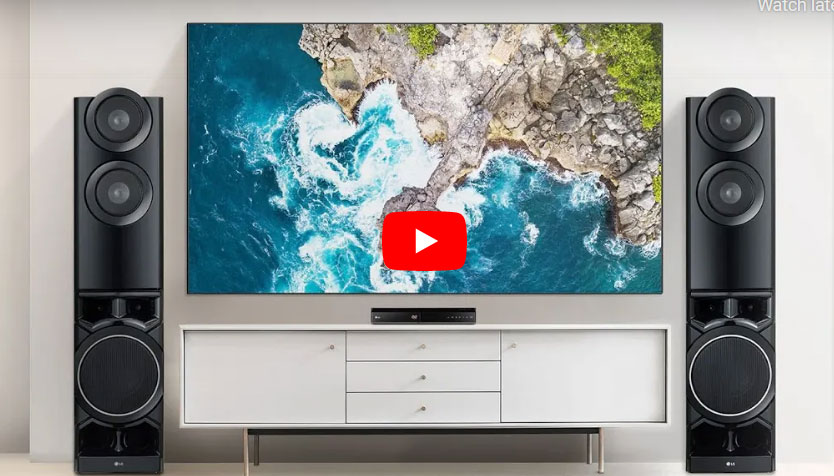 Testamos um sistema da LG com DVD e caixas torre - HT & Casa Digital